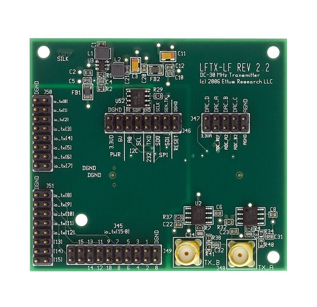 LFTX Daughterboard 0-30 MHz Tx | Ettus Research, a National Instruments ... LFTX Daughterboard 0-30 MHz Tx | Ettus Research, a National Instruments ...